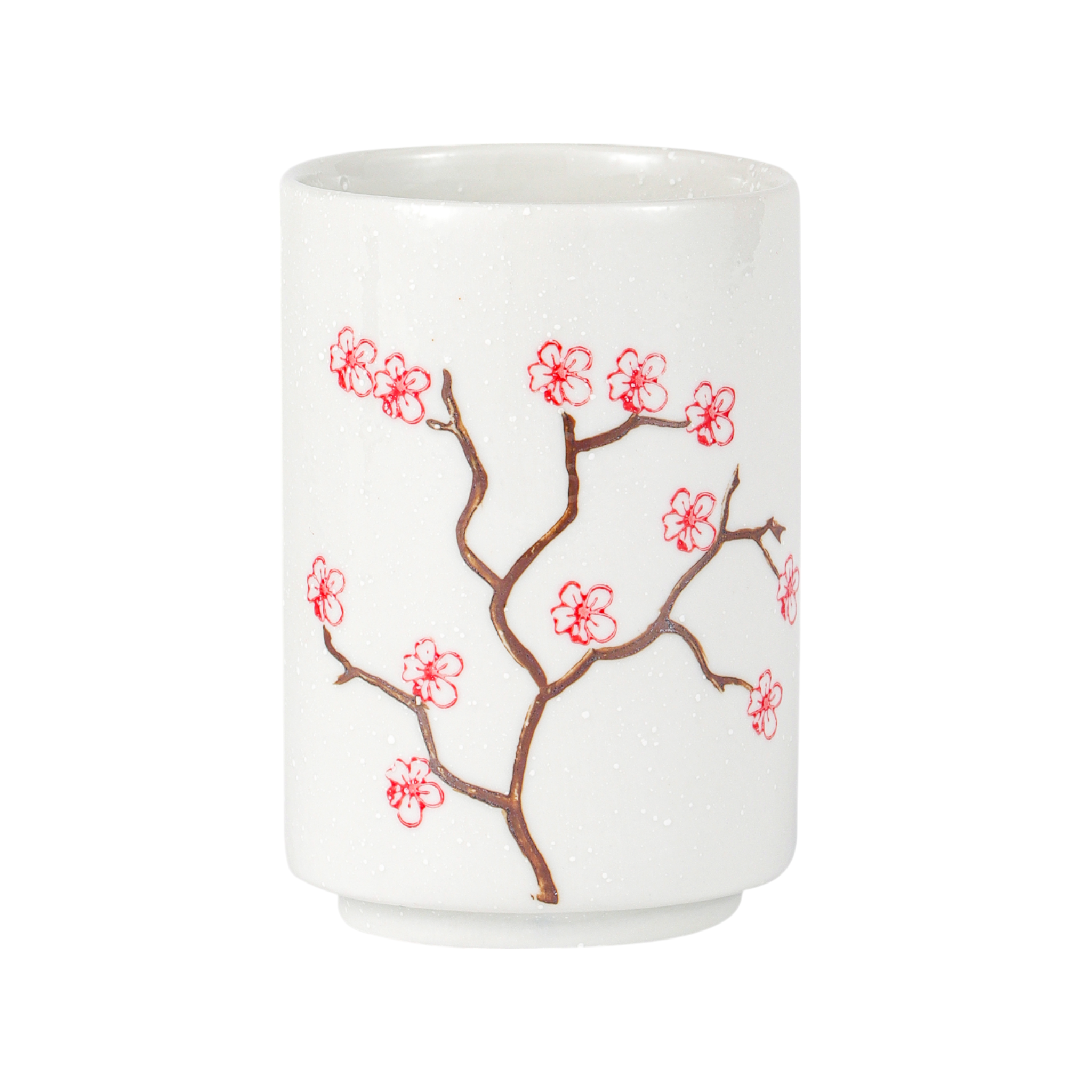 Cherry Blossoms Sakura Yunomi Style Tea Cup Reactive Glaze 10 fl oz (12 ...